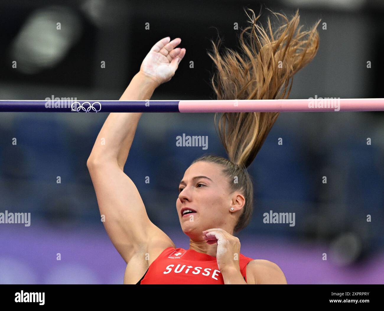 Paris, France. 7th Aug, 2024. Angelica Moser of Switzerland competes ...