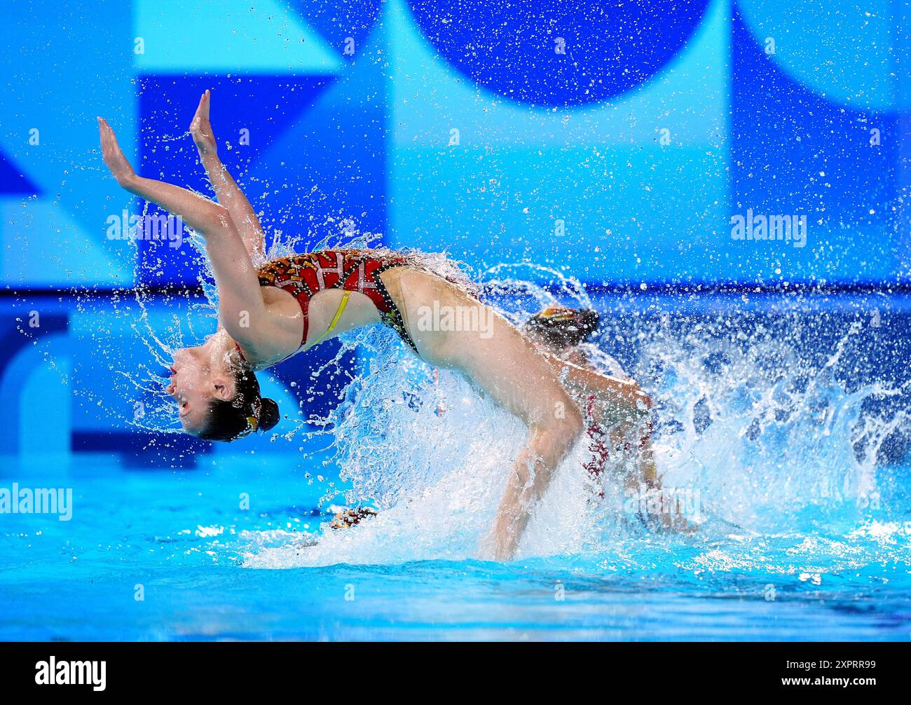 Canada's Artistic Swimming team during the Team Acrobatic Routine at ...