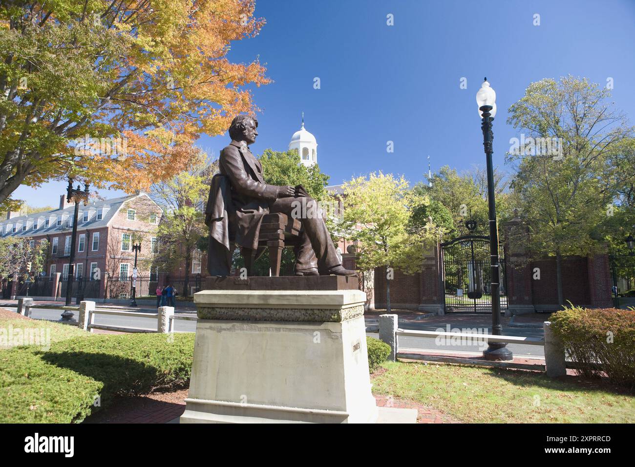 Harvard University Campus, Cambridge, Massachusetts, USA Stock Photo ...