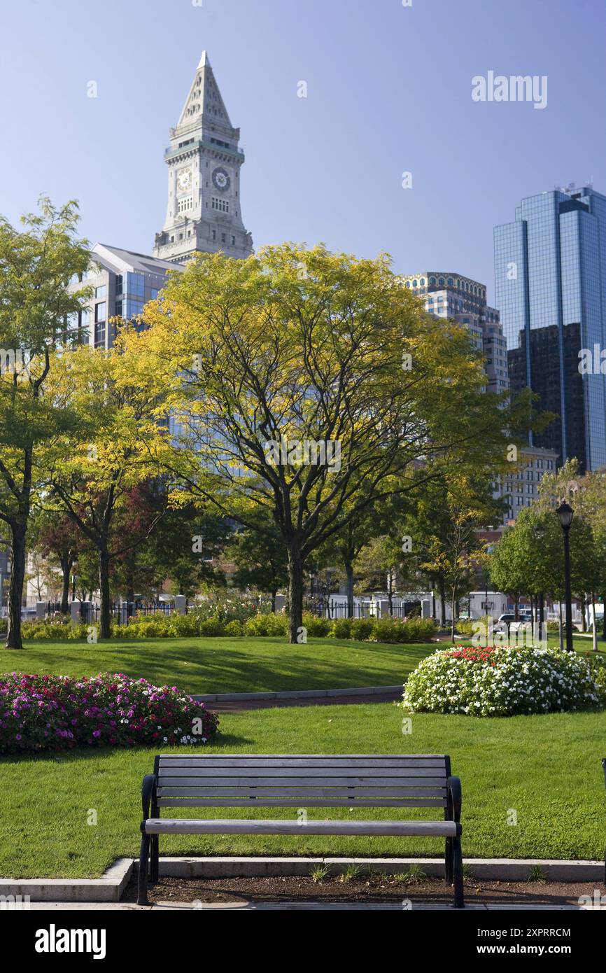 Christopher Columbus Park, Boston, Massachusetts, USA Stock Photo - Alamy