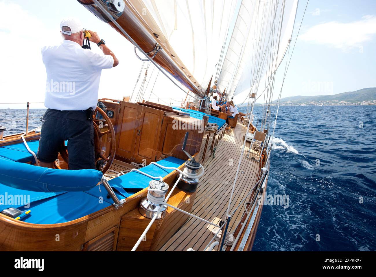 Mallorca classic wooden yachts hi-res stock photography and images - Alamy