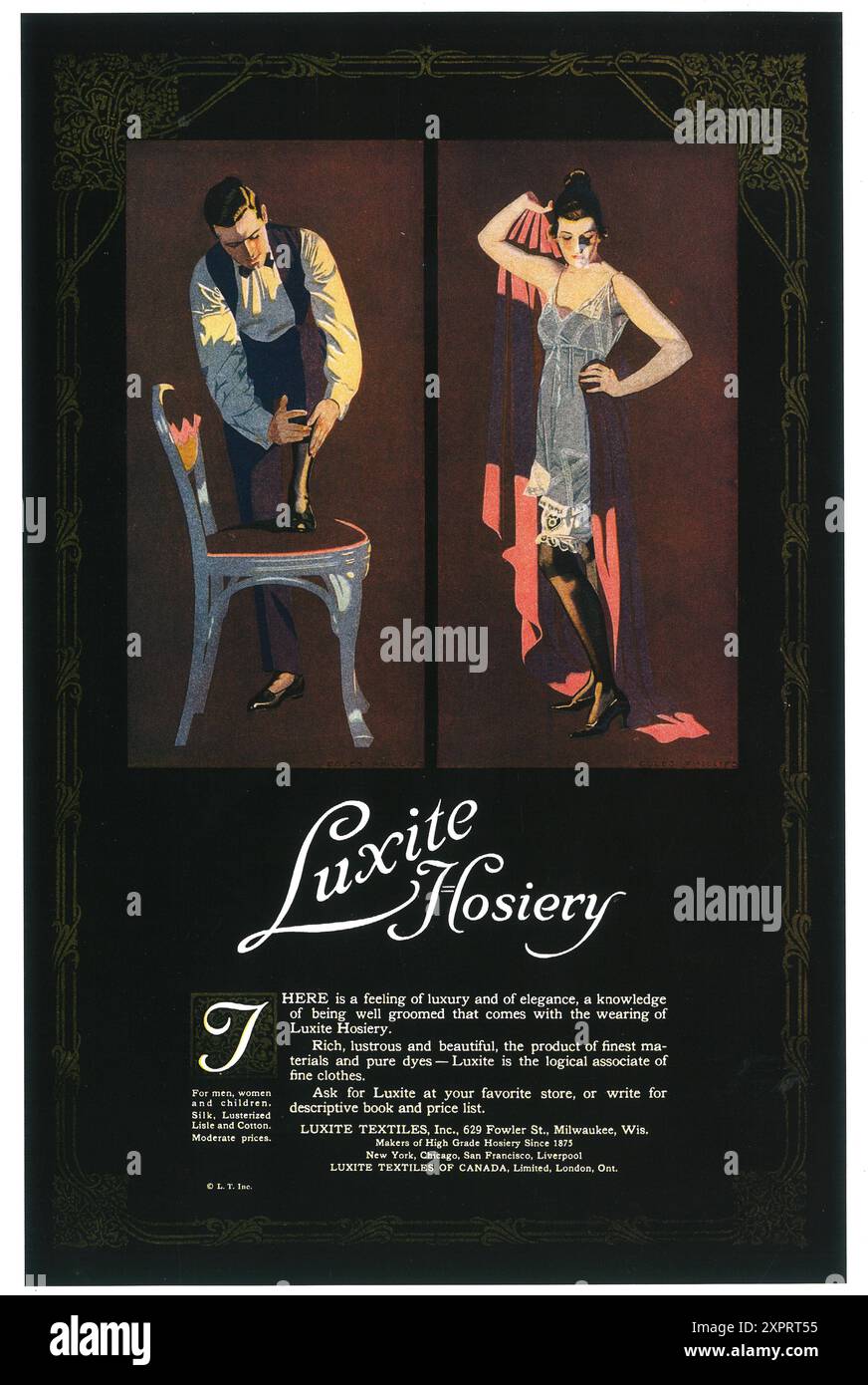 Luxite hosiery hi-res stock photography and images - Alamy