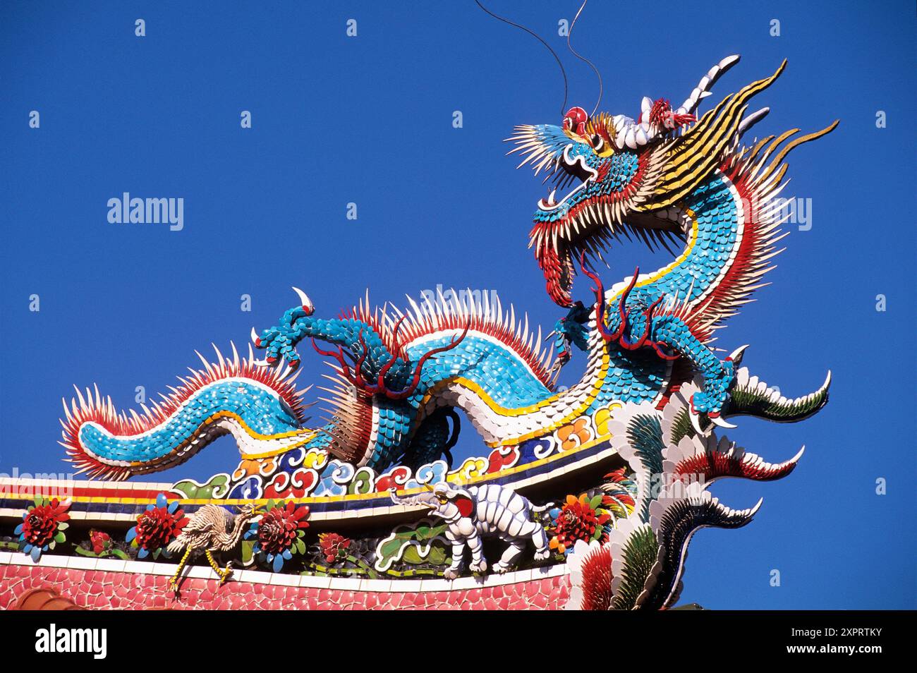 Bao-an Taoist temple in Taipei, Ancient Taiwan Formosa, Republic of ...