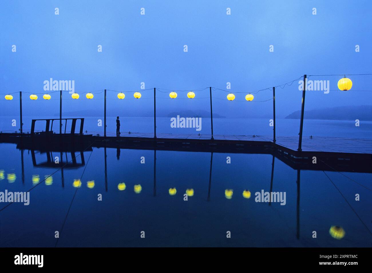 Sun Moon Lake, the largest natural lake in ancient Taiwan Formosa ...