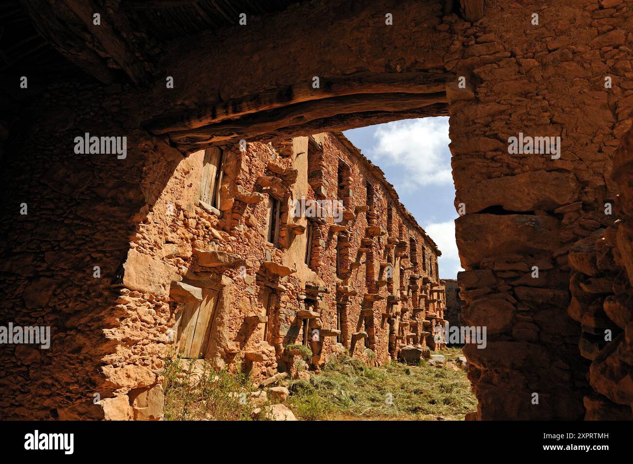 traditional barn-fortress for crop harvesting, Tallate, Anti-Atlas ...