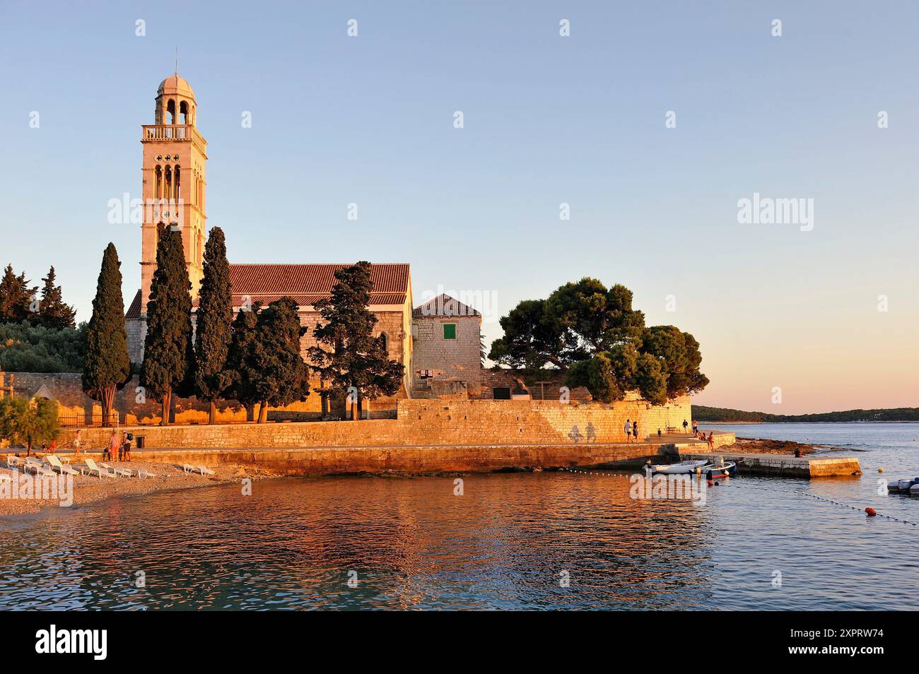 Franciscan monastery and church of Our Lady of Grace, Hvar city, Hvar ...