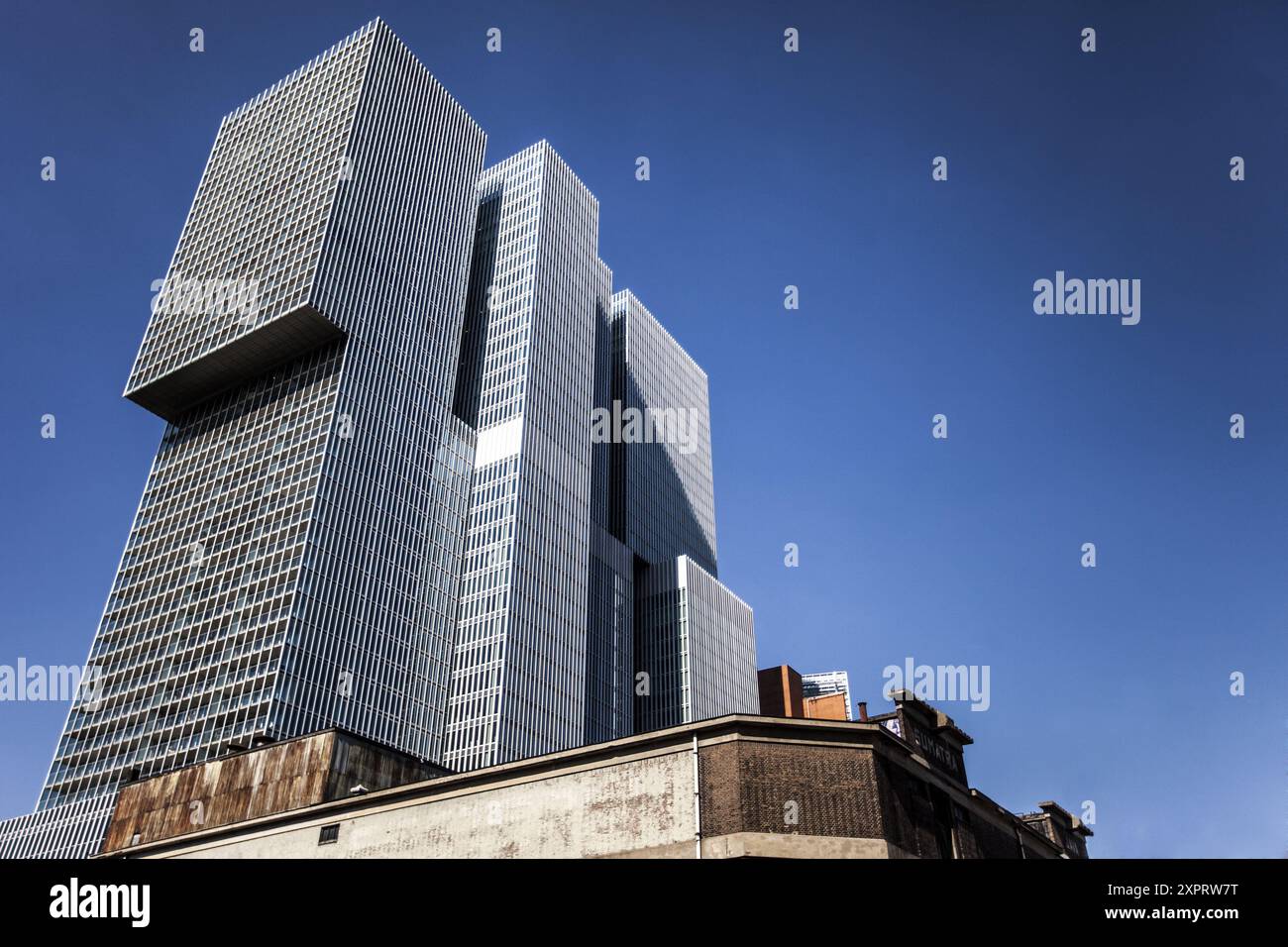 De Rotterdam by OMA (Rem Koolhaas) in Rotterdam, The Netherlands Stock ...