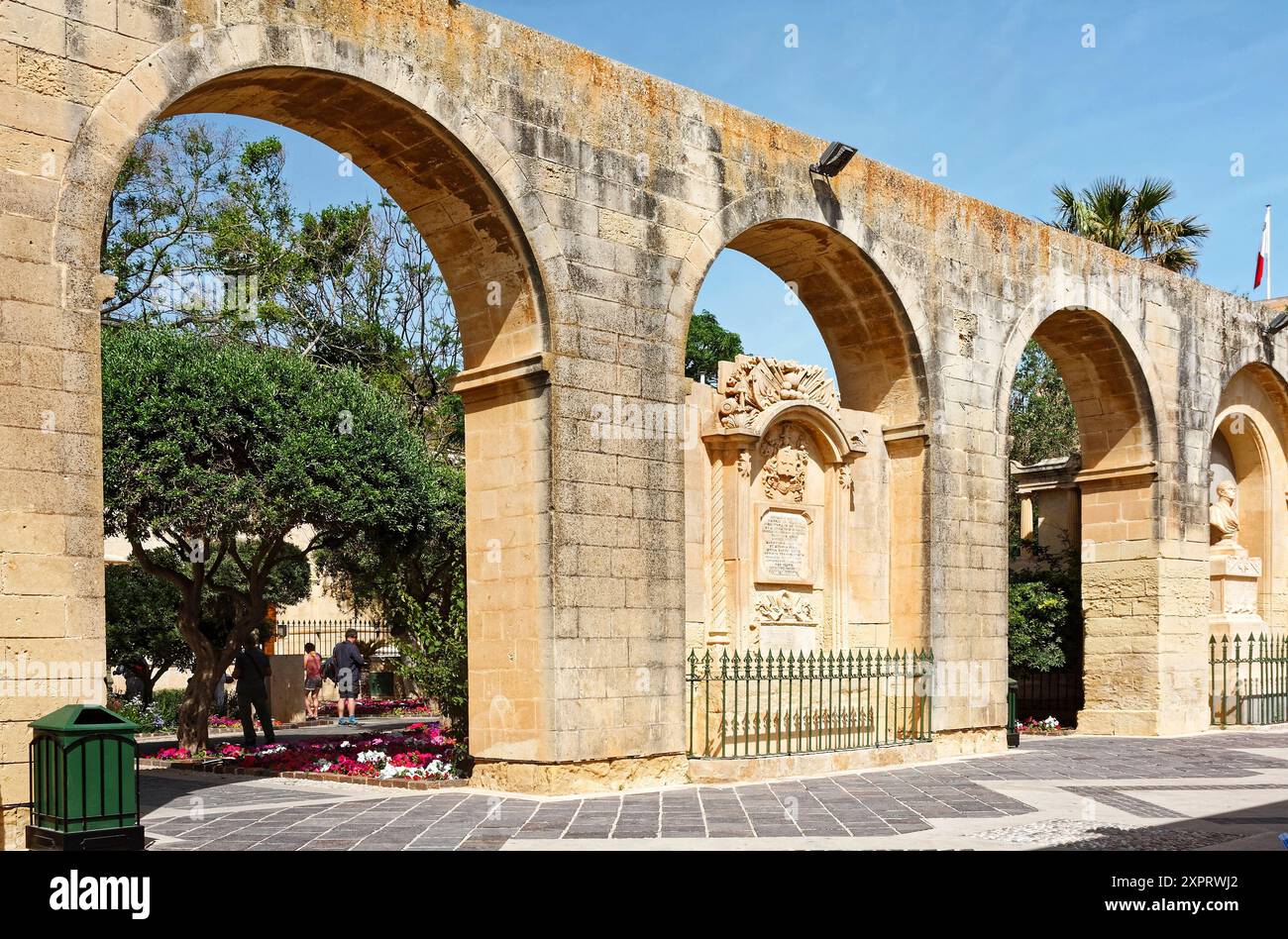 Upper Barracca Gardens, upper tier Saints Peter & Paul Bastion, 1560s ...