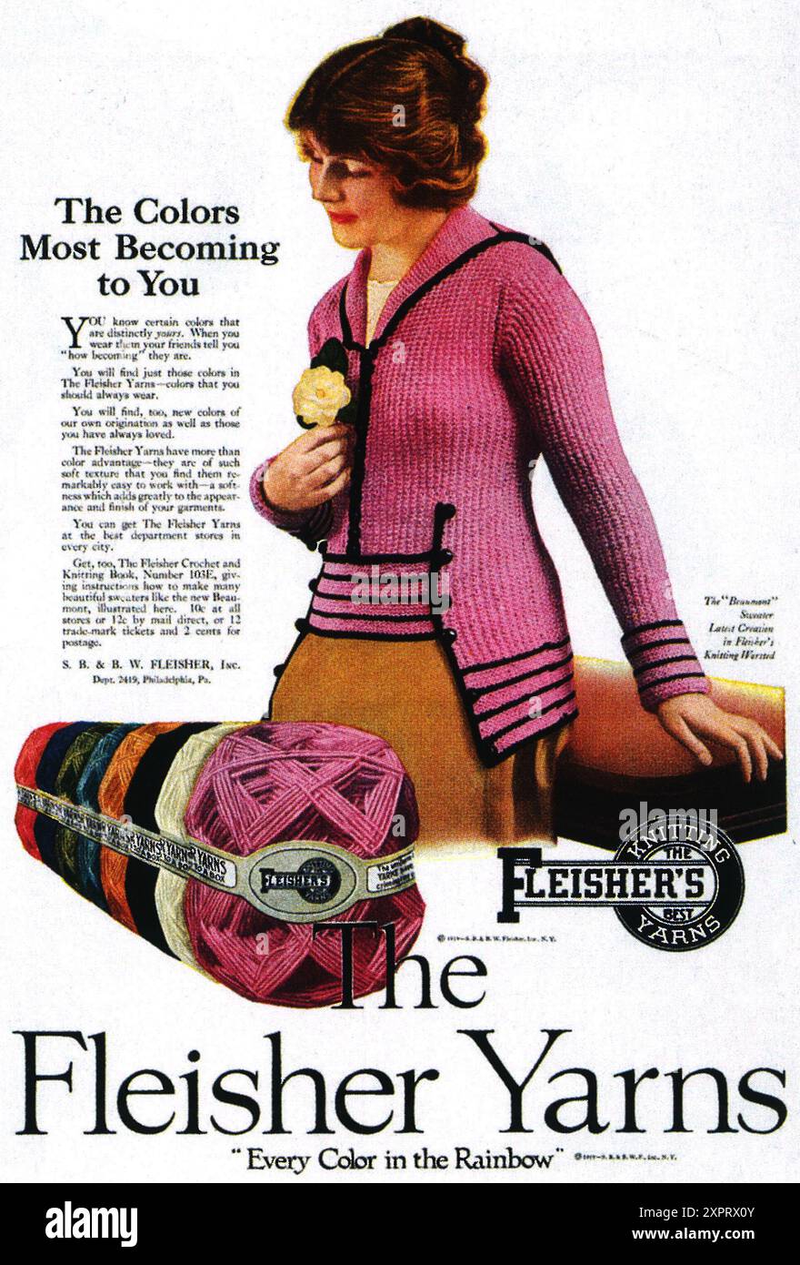 1919 fashion ad hi-res stock photography and images - Alamy