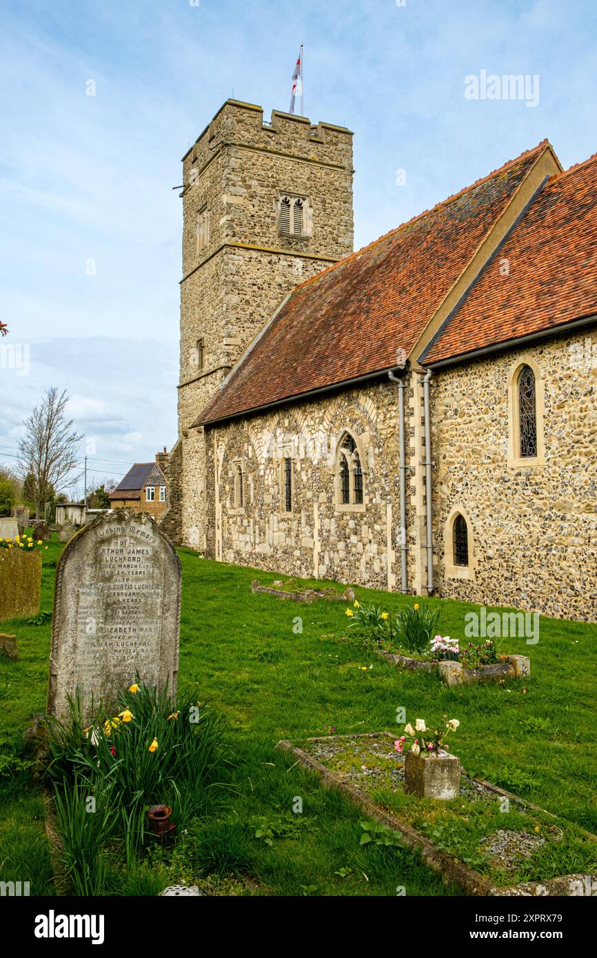 St Mary the Virgin Church, Church Lane, Chalk, Kent Stock Photo - Alamy