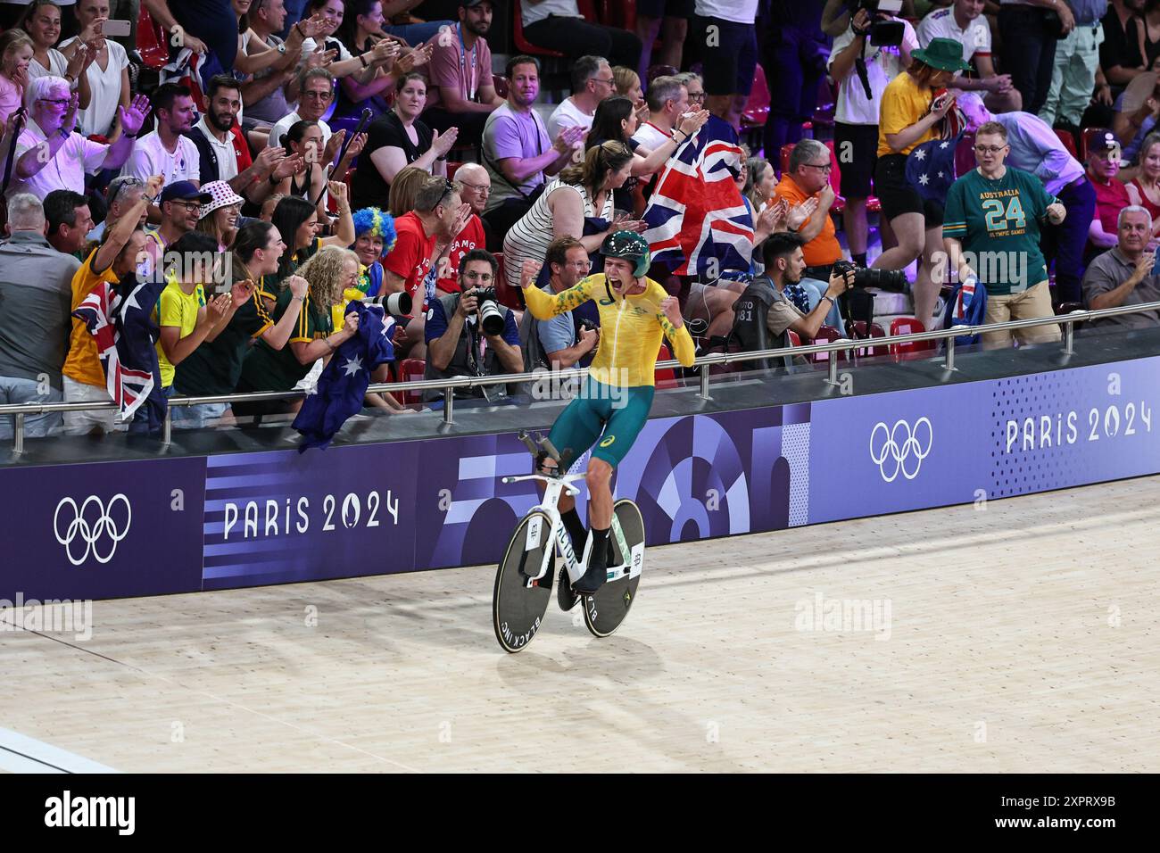 PARIS, FRANCE. 7th Aug, 2024. Gold medalist Kelland O'Brien of Team ...
