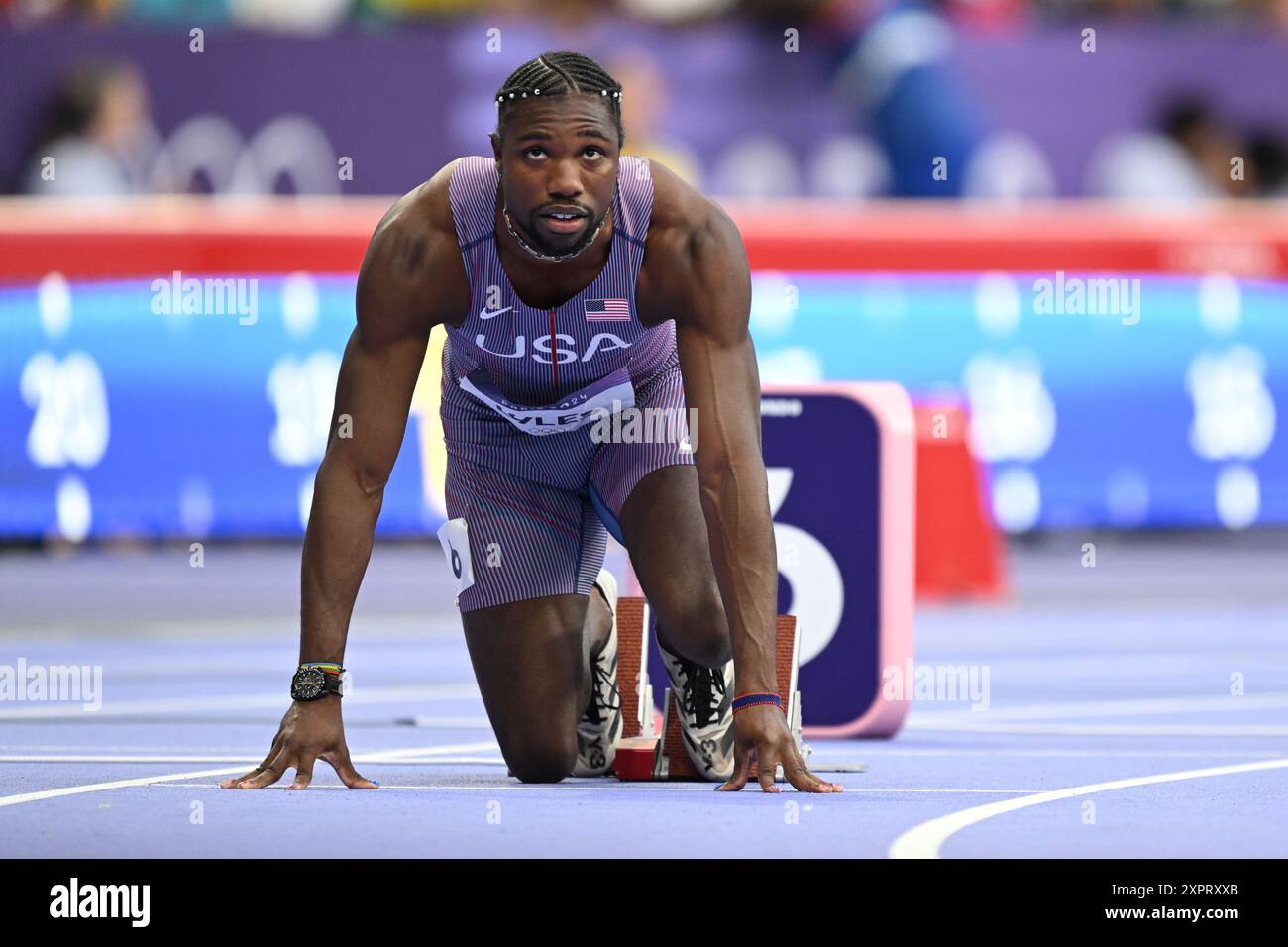 Noah lyles paris hi-res stock photography and images - Alamy