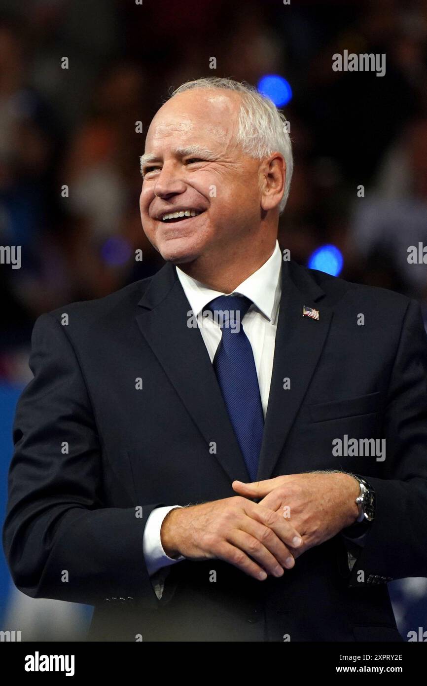 Pa. 06th Aug, 2024. Tim Walz at a public appearance for Kamala Harris ...