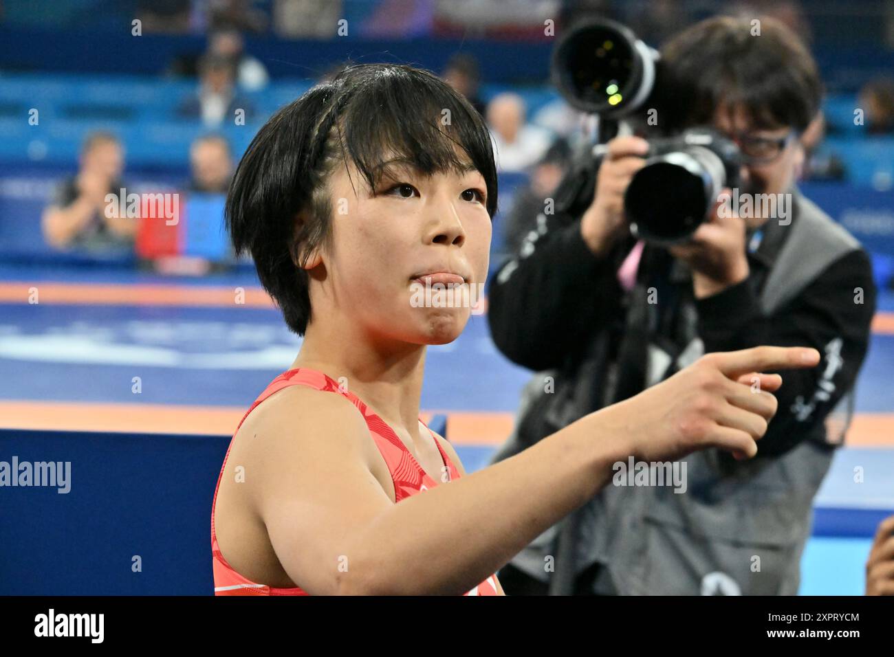 FUJIMANI Akari, Japan (JPN) vs PANG Qinyu (CHN), WFS 53kg semifinal ...