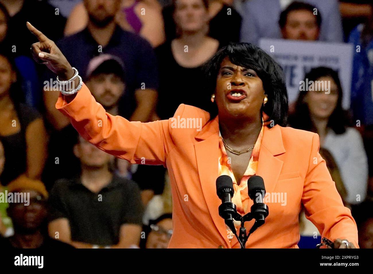 Pa. 06th Aug, 2024. Cherelle Parker at a public appearance for Kamala ...