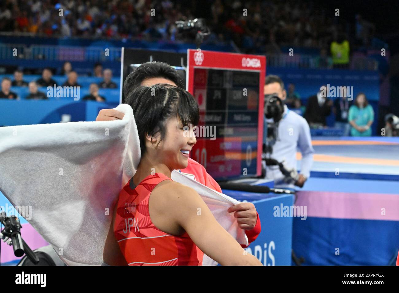 FUJIMANI Akari, Japan (JPN) vs PANG Qinyu (CHN), WFS 53kg semifinal ...