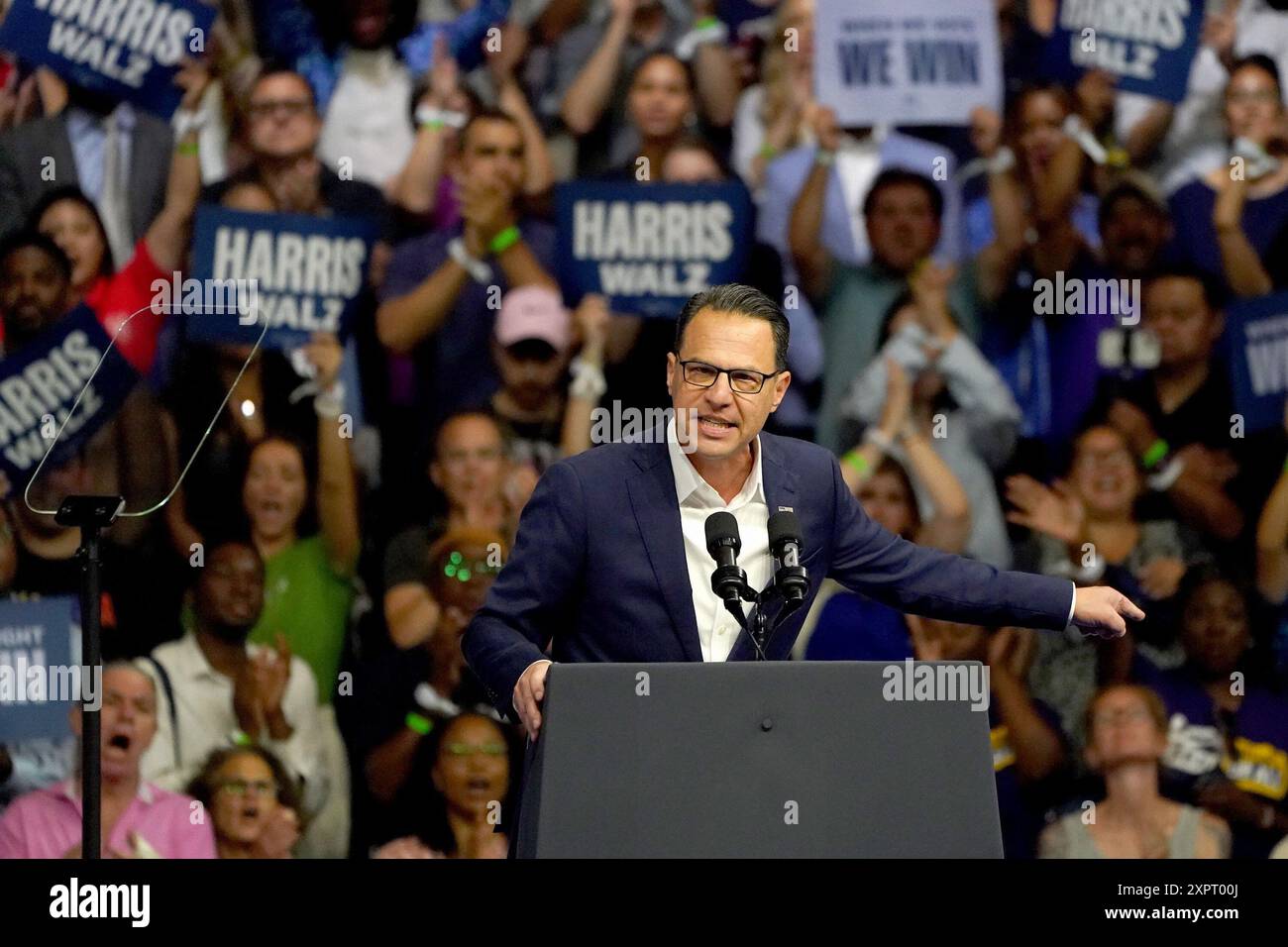 Pa. 06th Aug, 2024. Josh Shapiro at a public appearance for Kamala ...