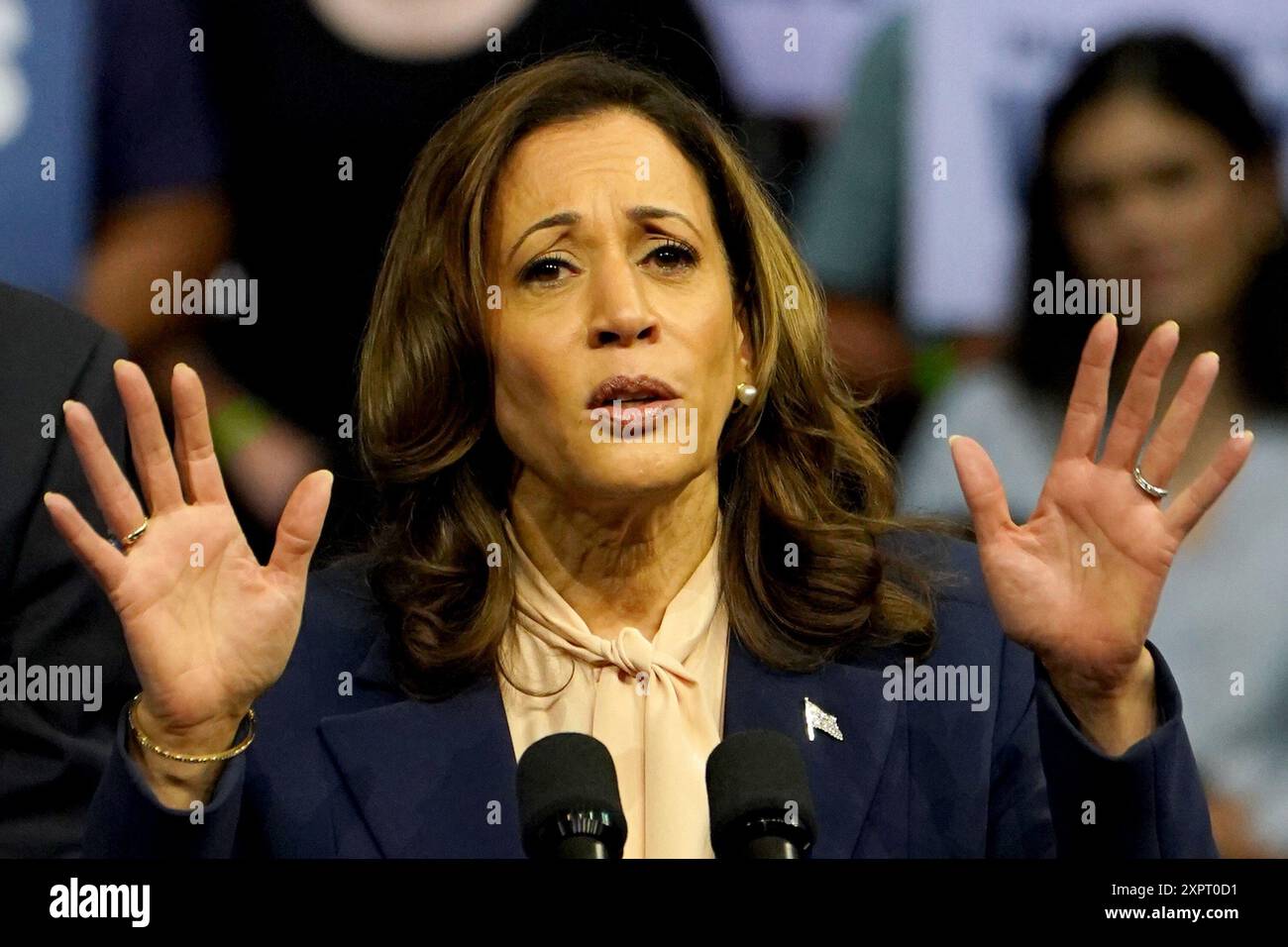Kamala harris 2024 august hi-res stock photography and images - Alamy