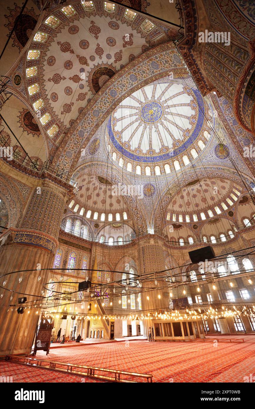 Blue Mosque, Sultan Camii Ahmeth, year 1616, Istanbul, Turkey Asia ...
