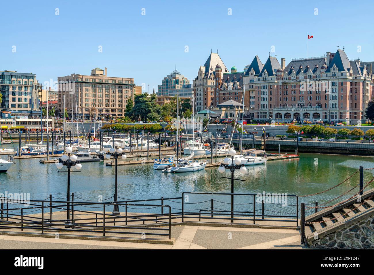 Victoria BC Canada- July 22- 2024 downtown buildings tourism scene view ...