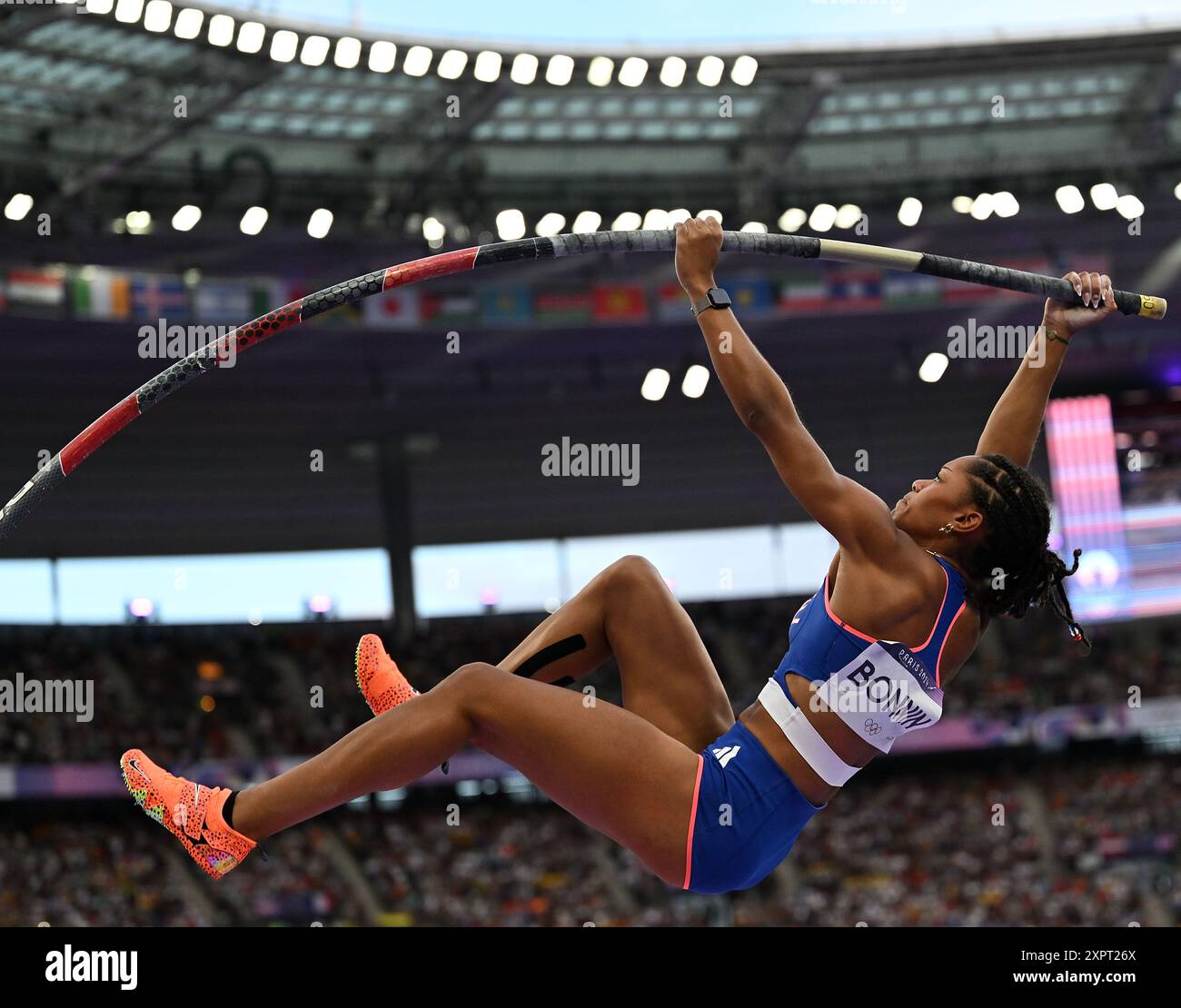 Paris, France. 7th Aug, 2024. Marie-Julie Bonnin of France competes ...