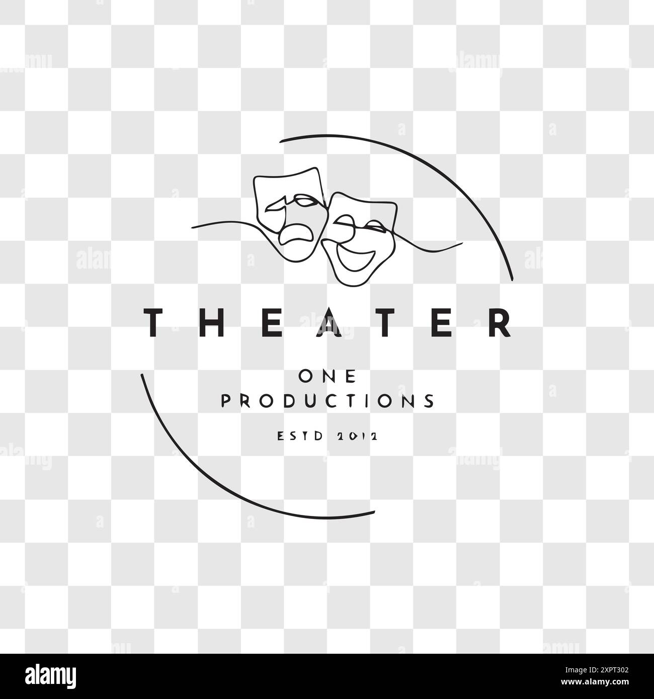 one theater logo png transparen background Stock Vector Image & Art - Alamy