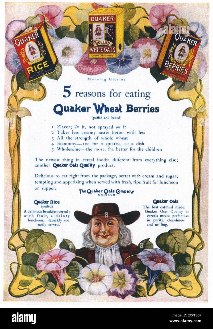 Quaker oats poster Cut Out Stock Images & Pictures - Alamy