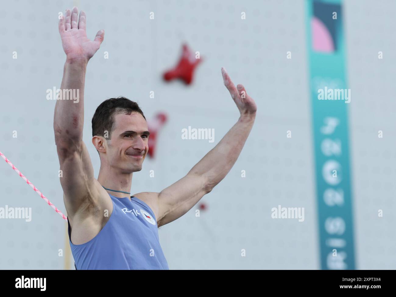 Le Bourget, Paris, France. 7th Aug, 2024. Adam Ondra of the Czech ...