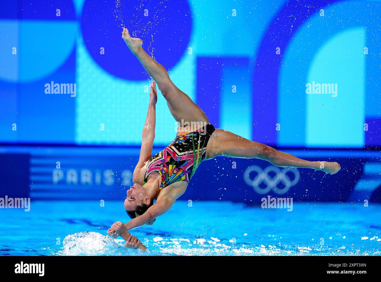 Australia's Artistic Swimming team during the Team Acrobatic Routine at ...