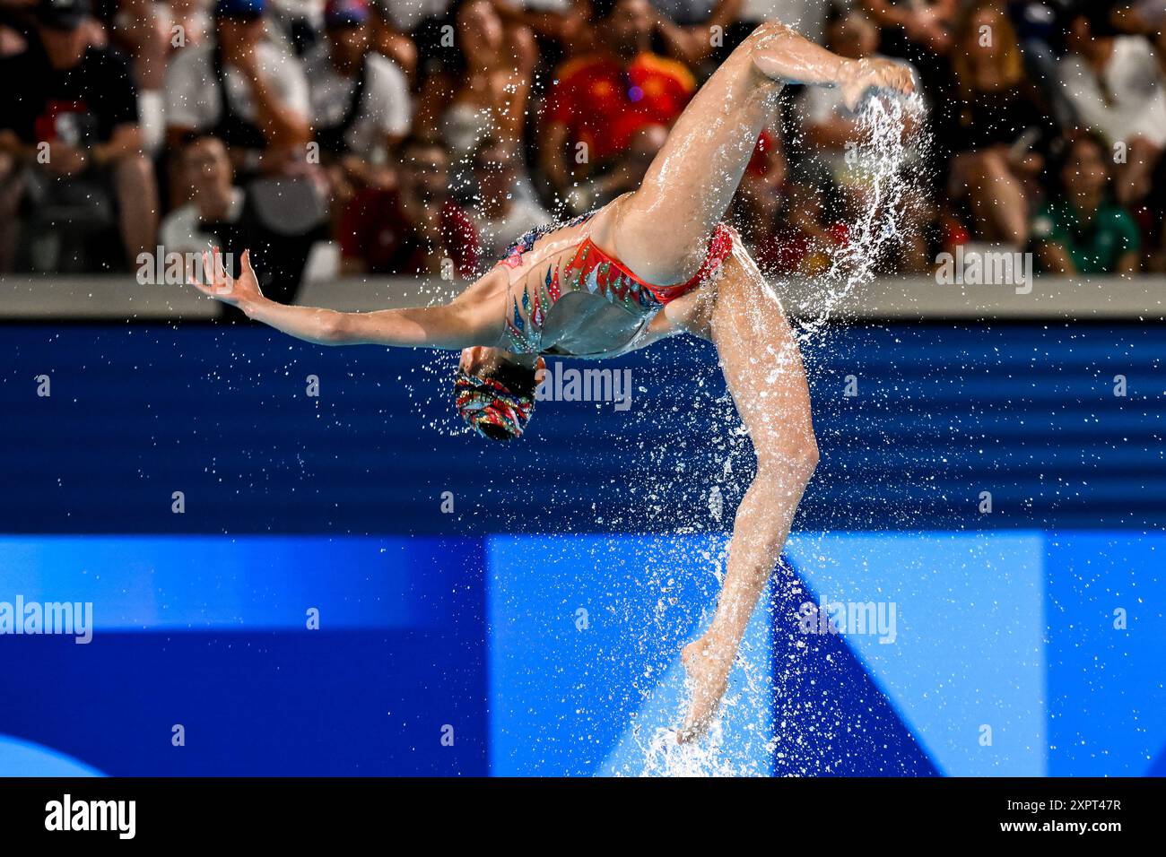 Paris, France. 07th Aug, 2024. Athletes of team China compete in the ...