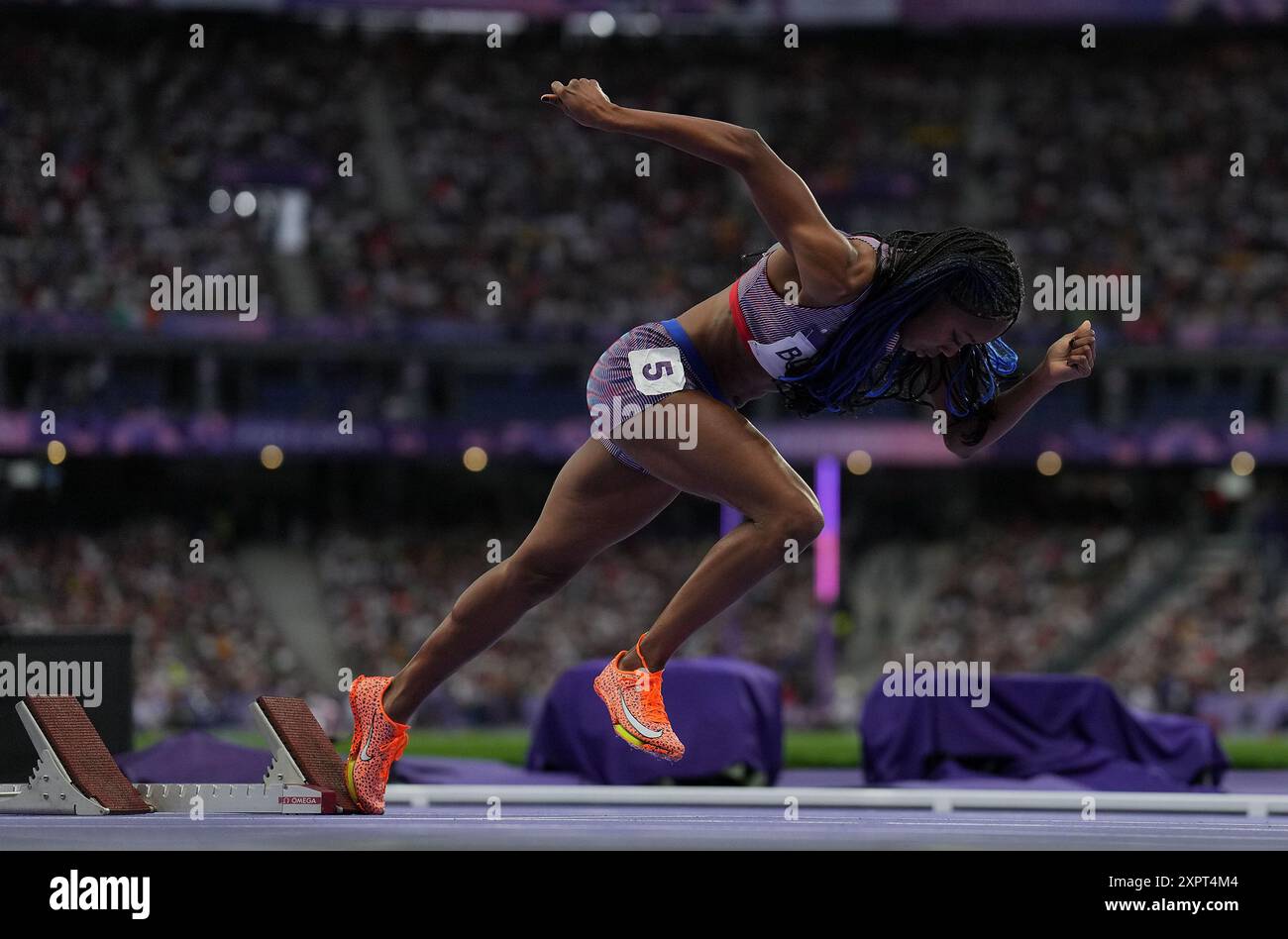 Paris, France. 7th Aug, 2024. Aaliyah Butler of the United States ...