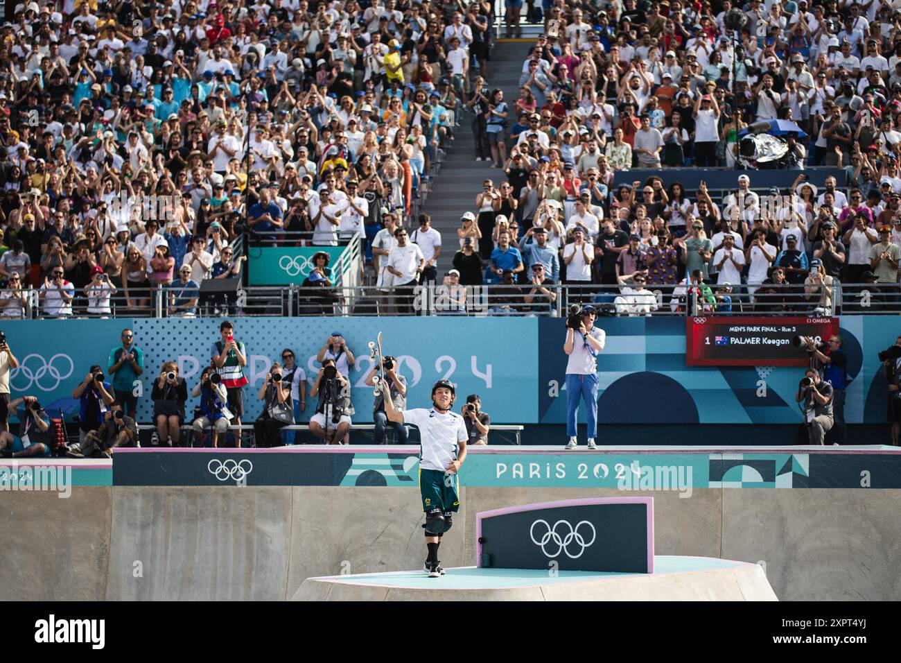 PARIS, IF - 07.08.2024: MEN'S SKATE PARK - Skateboarding - Paris 2024 ...