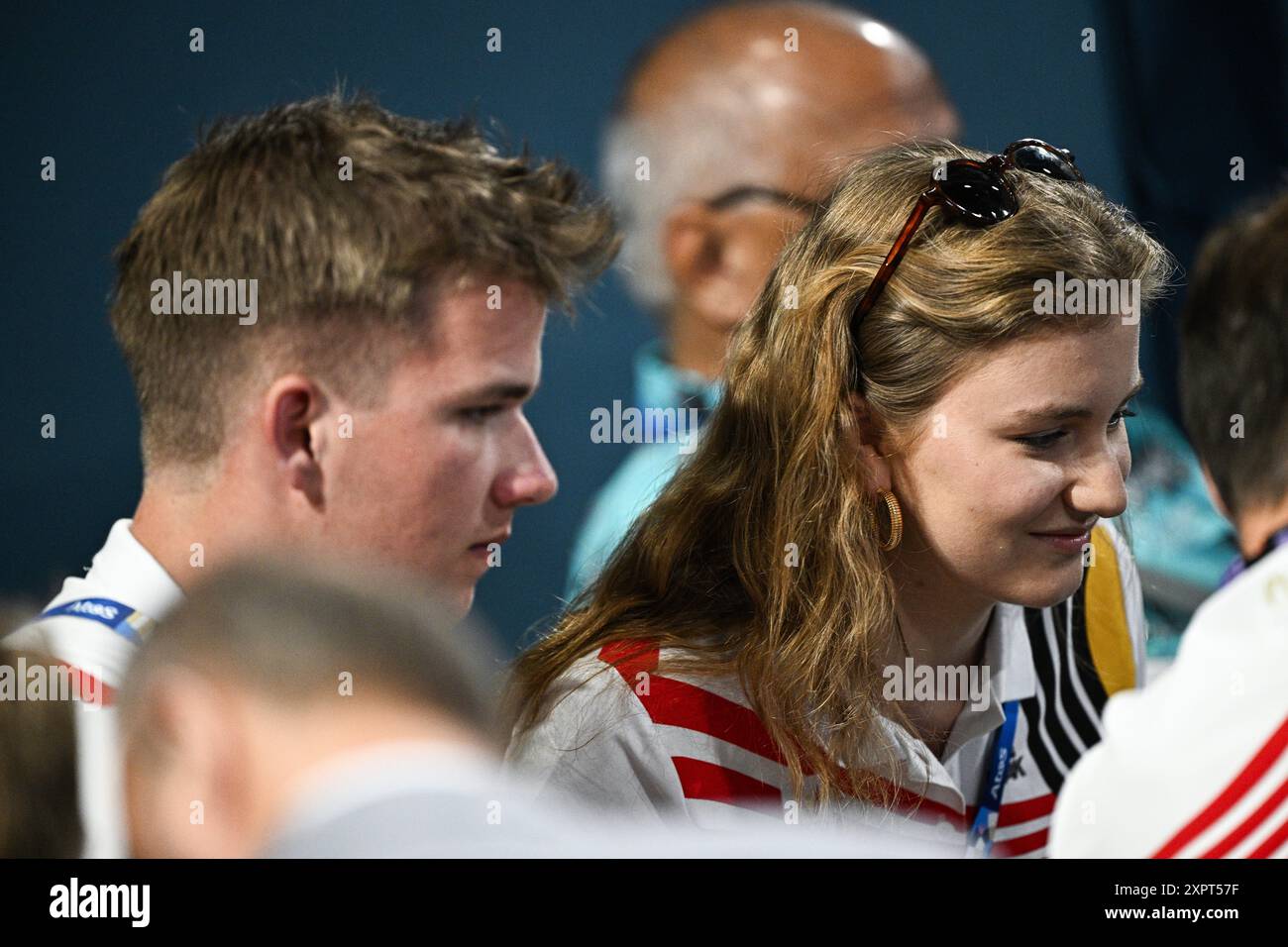 Crown Princess Elisabeth attends the women's -49kg competition of the ...
