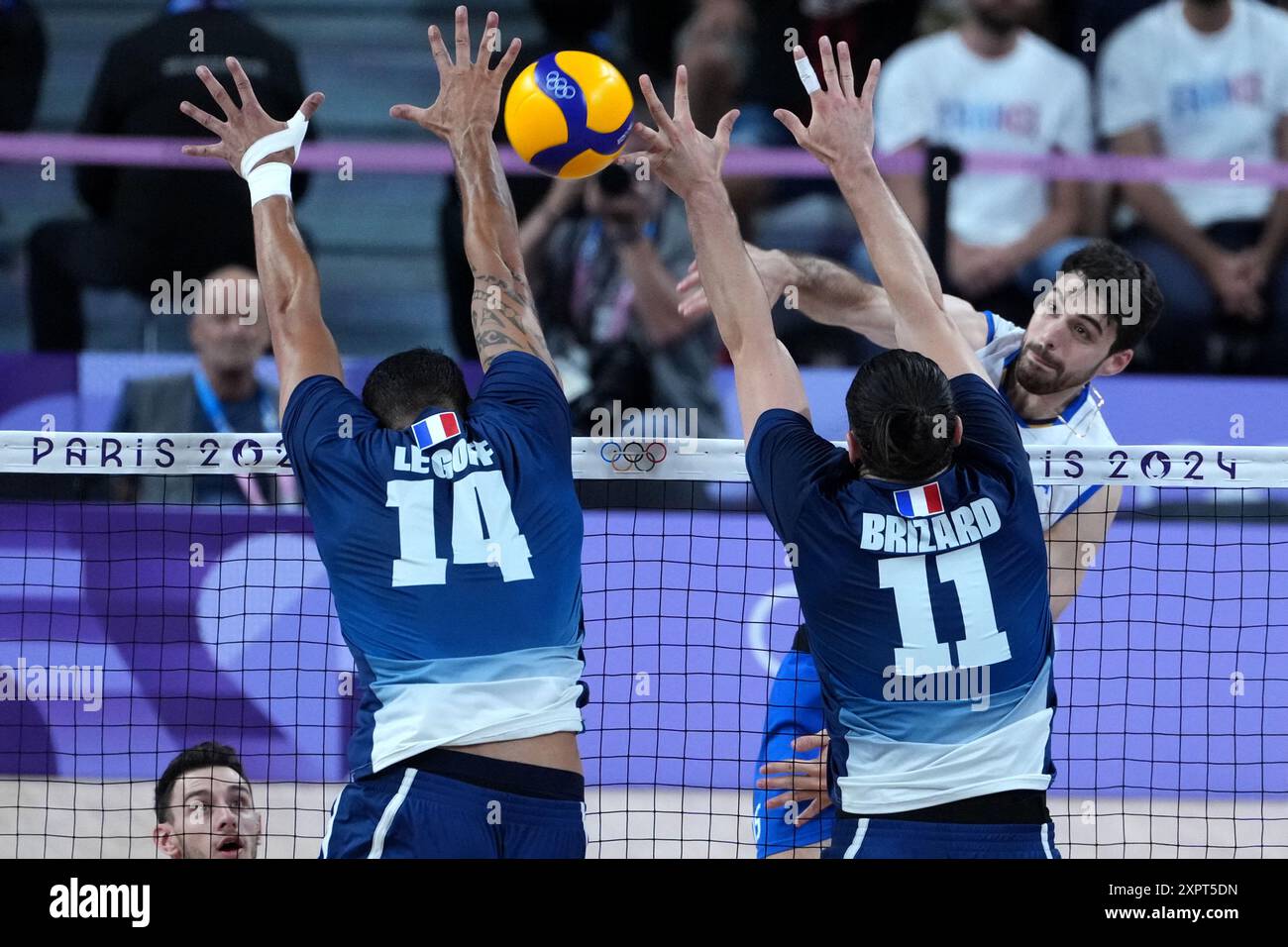 Parigi, Italia. 07th Aug, 2024. Daniele Lavia of Italy during a ...