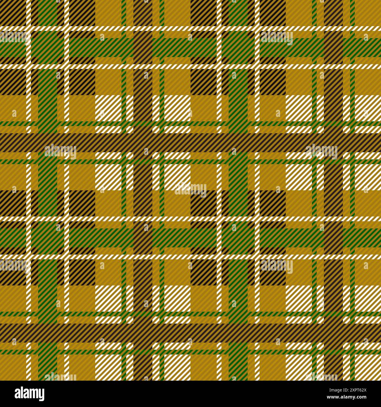 Classic Traditional Tartan Plaid Seamless Pattern in golden colors ...