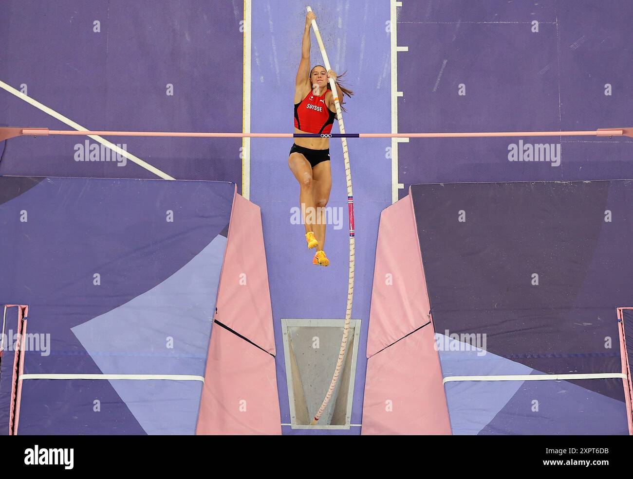 Paris, France. 7th Aug, 2024. Angelica Moser of Switzerland competes ...