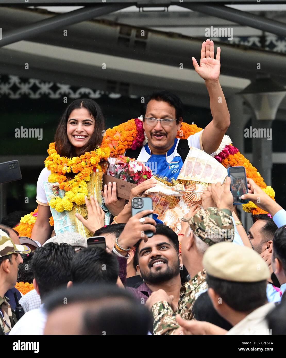 New Delhi, India. 07th Aug, 2024. NEW DELHI, INDIA - AUGUST 7: Double ...