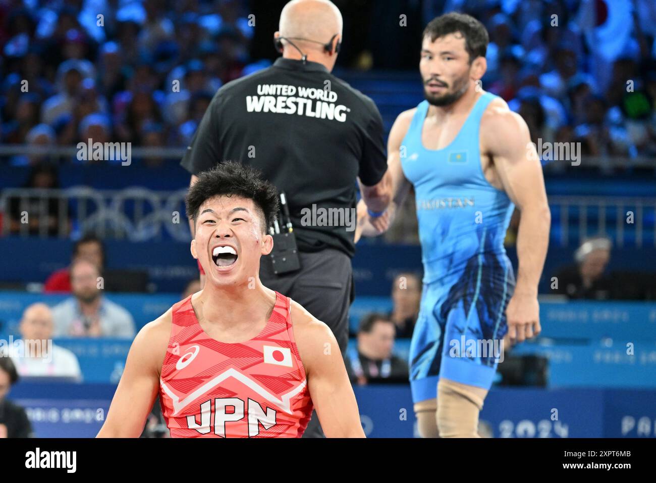 KUSAKA Nao, Japan (JPN) vs Zhadrayev Demeu (KAZ), MGR 77kg Final ...