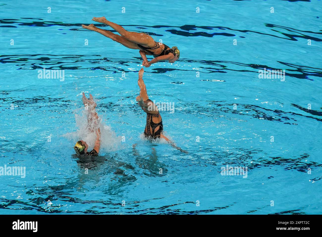 Team of Spain compete during Team Acrobatic Routine of the Artistic ...