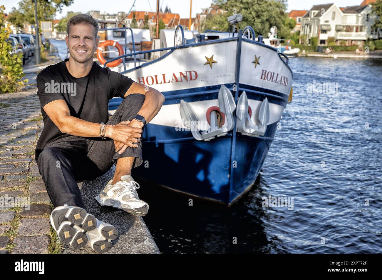 Haarlem, Netherlands. 07th Aug, 2024. HAARLEM, 07-08-2024 Dutch Football former player Joost van ...