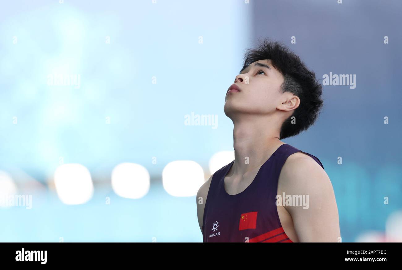 Le Bourget, Paris, France. 7th Aug, 2024. Pan Yufei of China competes ...