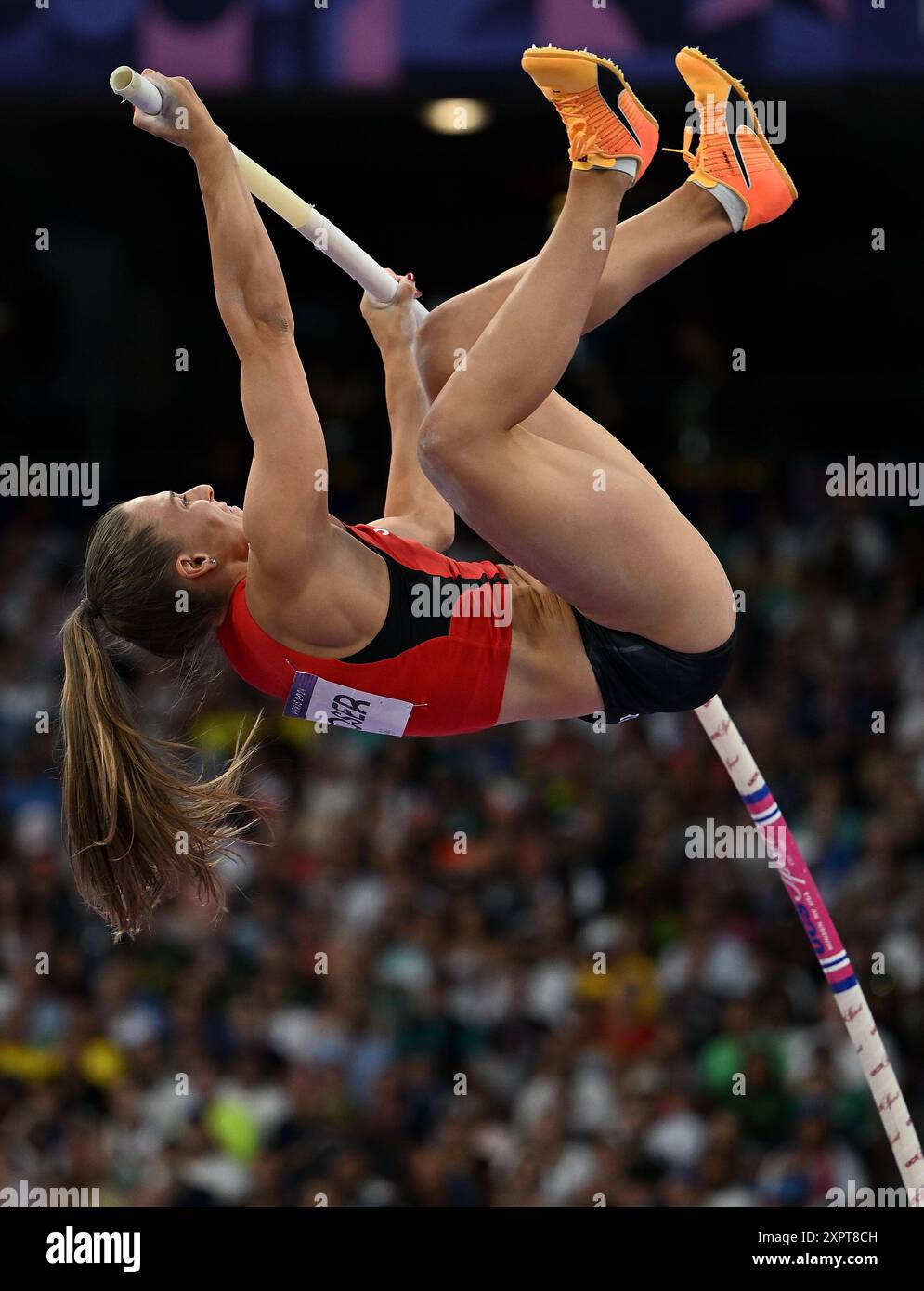 Paris, France. 7th Aug, 2024. Angelica Moser of Switzerland competes ...