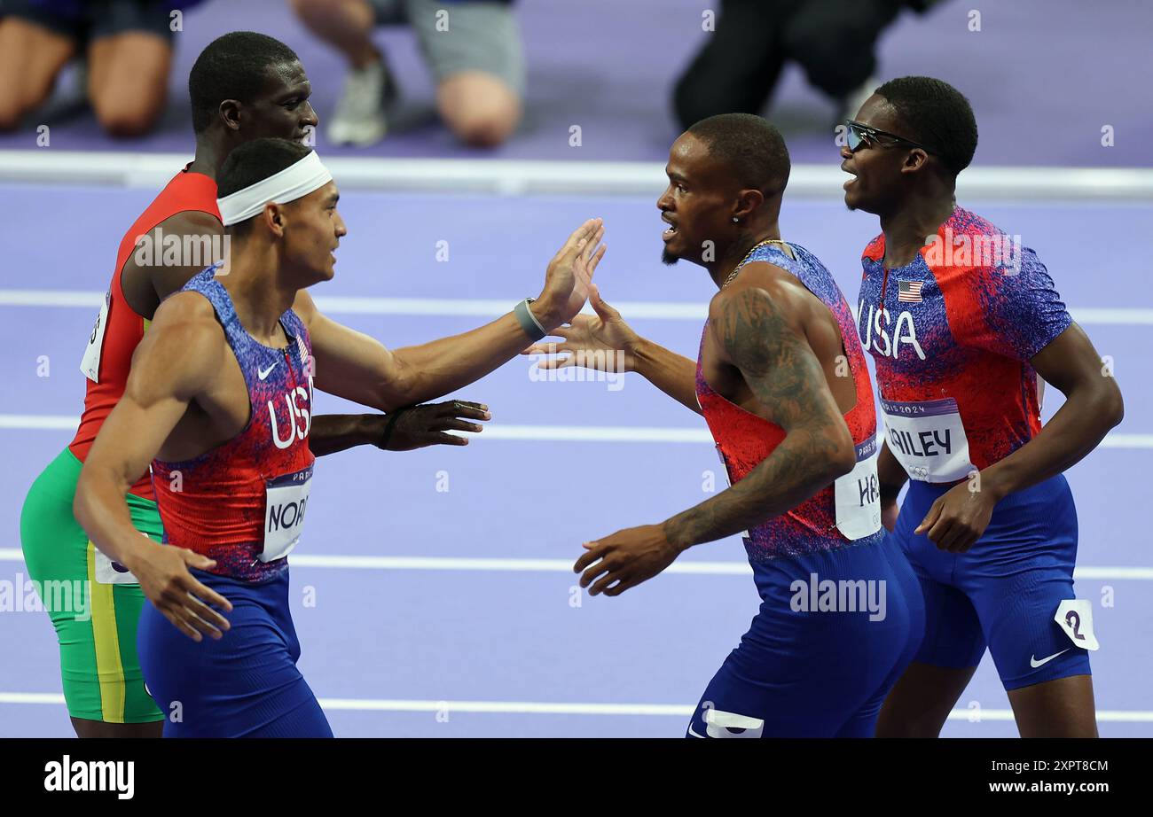 Mens 400m runners hi-res stock photography and images - Alamy