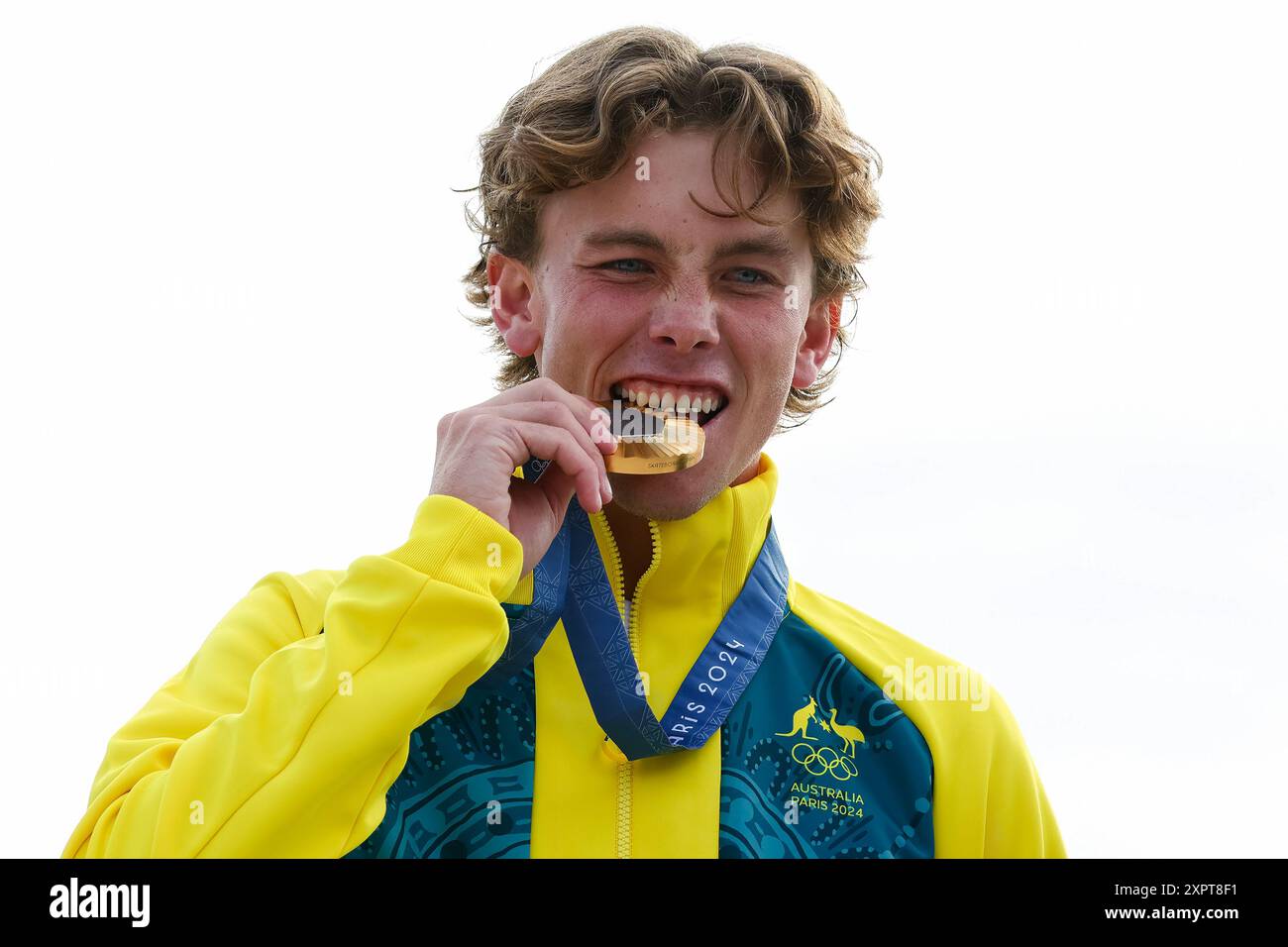 Paris, France, 7 August, 2024. Keegan Palmer of Australia wins Gold and ...