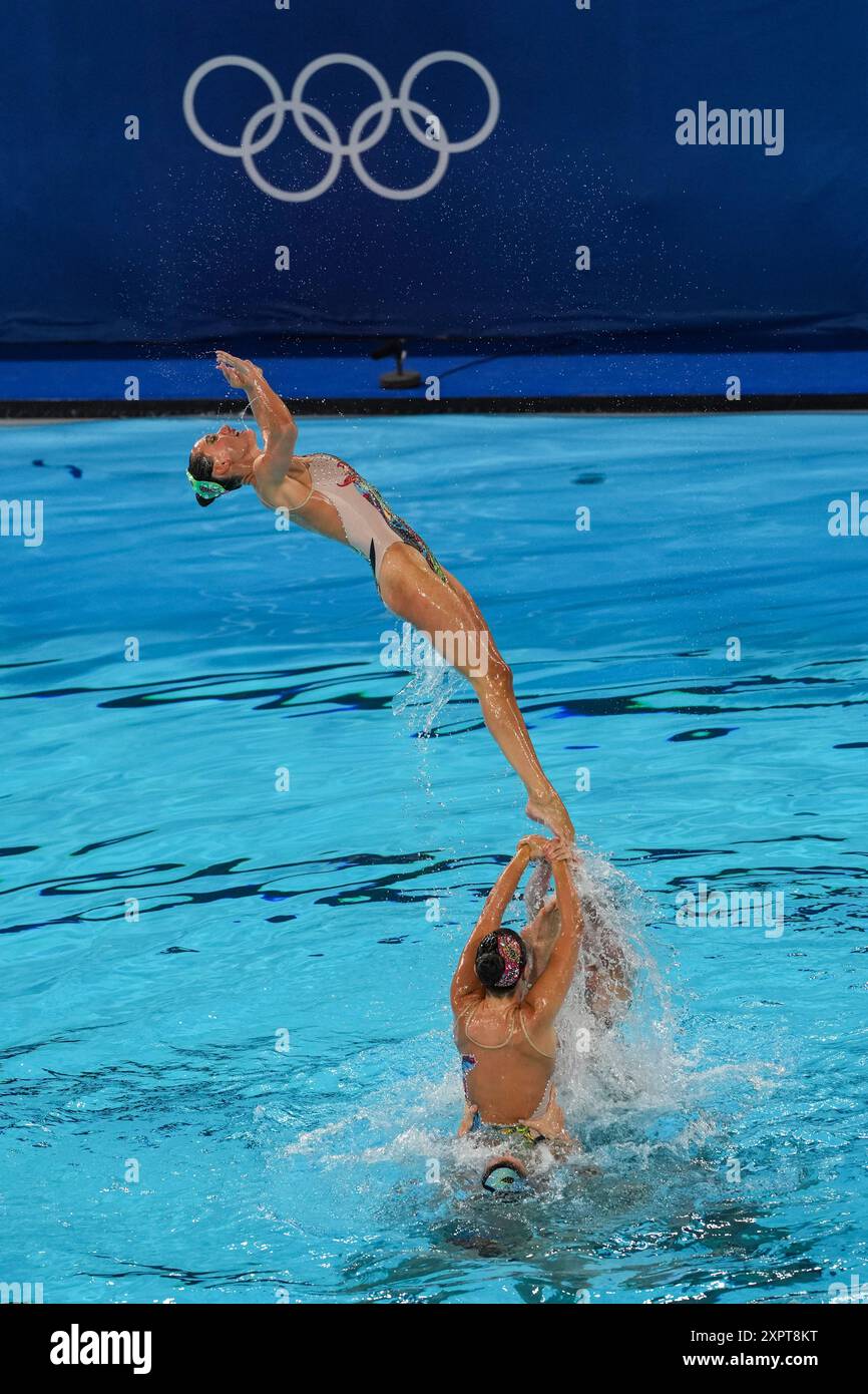Team of Italy compete during Team Acrobatic Routine of the Artistic ...