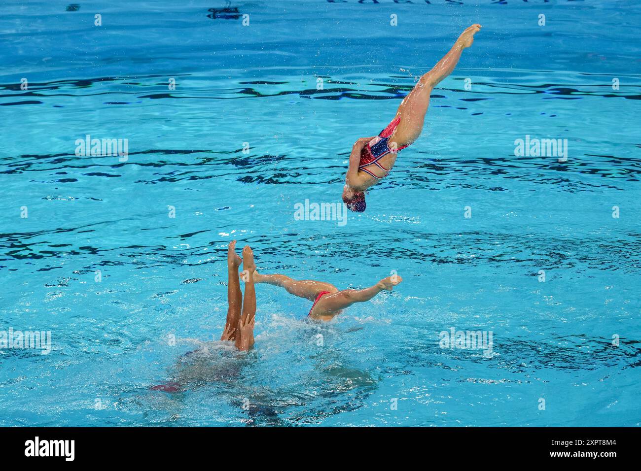 Team of France compete during Team Acrobatic Routine of the Artistic ...