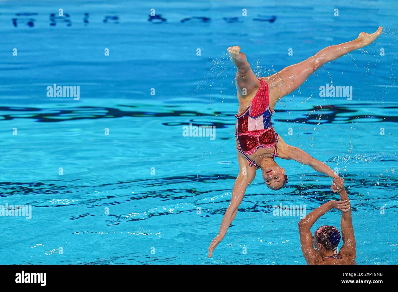 Team of France compete during Team Acrobatic Routine of the Artistic ...
