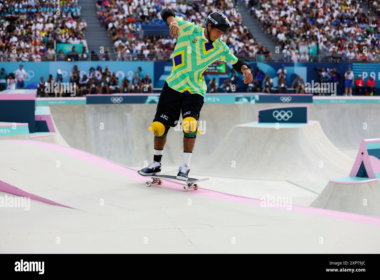 PARIS, FRANCE - AUGUST 07: Augusto Akio of Brazil in action during the ...