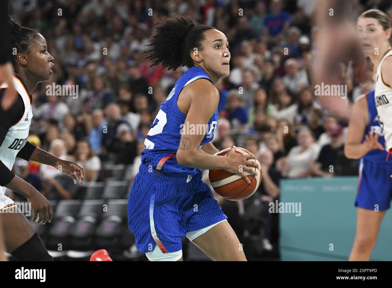 Leila Lacan (France), Basketball, Women's Quarterfinal between Germany ...