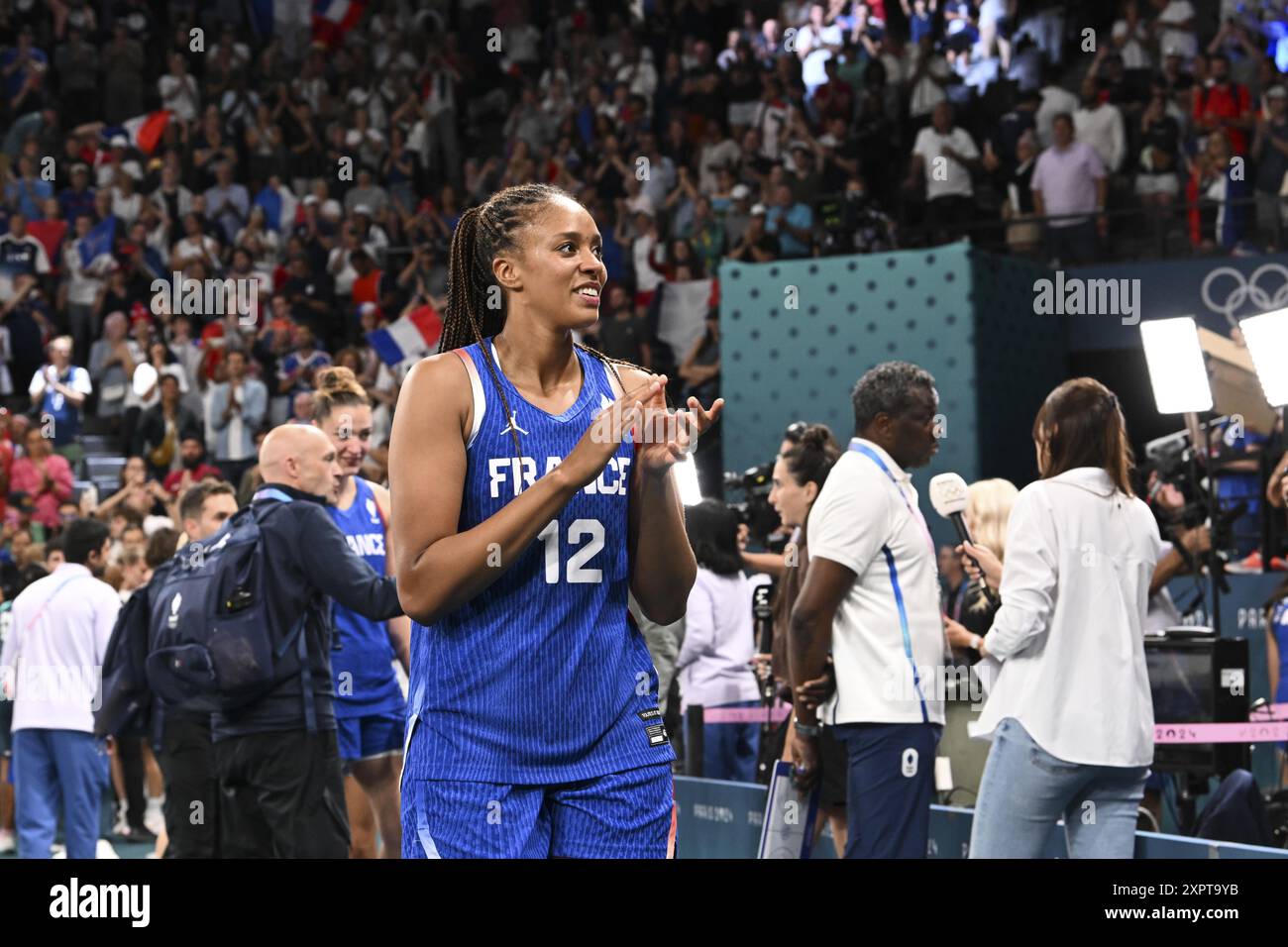 Iliana Rupert (France) celebrates, Basketball, Women's Quarterfinal ...
